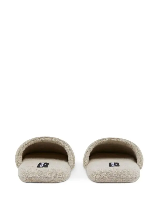 Dolce & Gabbana Cotton Terry Slippers - Neutrals