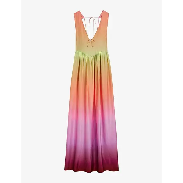 Ted Baker London Bettina Ombr Woven Maxi Dress - Pink | Editorialist