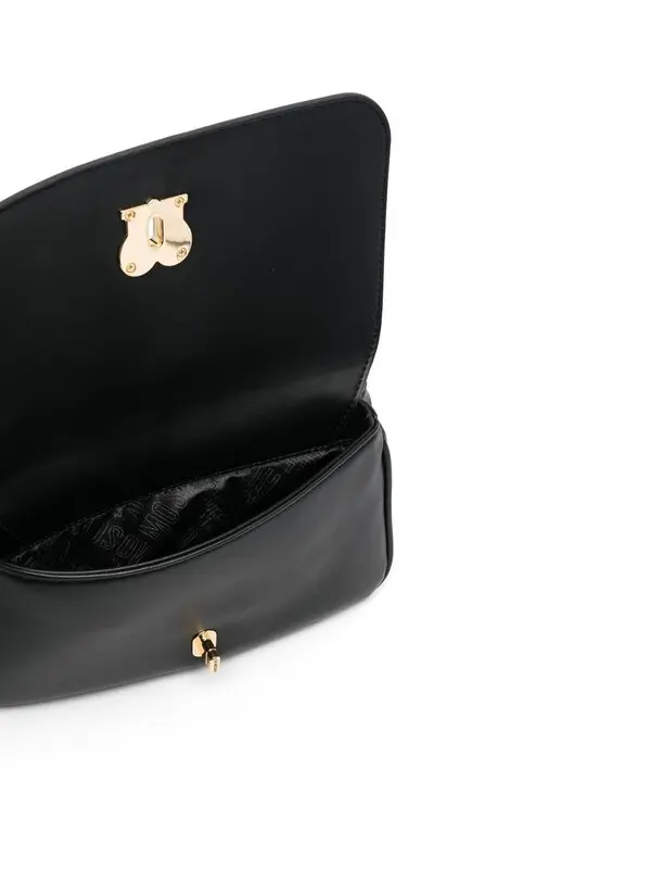 Moschino Logo Plaque Clutch Bag