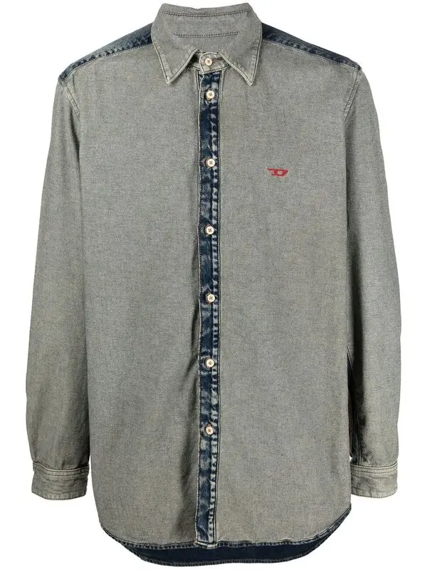DIESEL® Inside-out Effect Denim Shirt