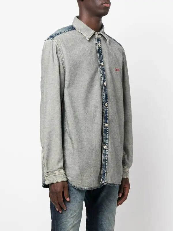DIESEL® Inside-out Effect Denim Shirt