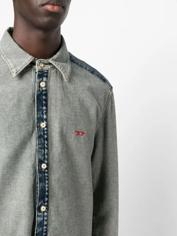 DIESEL® Inside-out Effect Denim Shirt