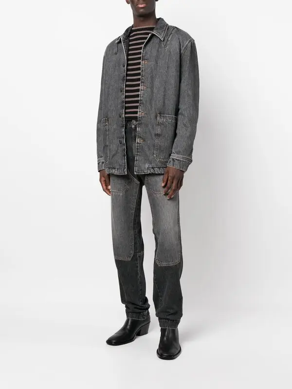 DIESEL® Patchwork Straight-leg Jeans