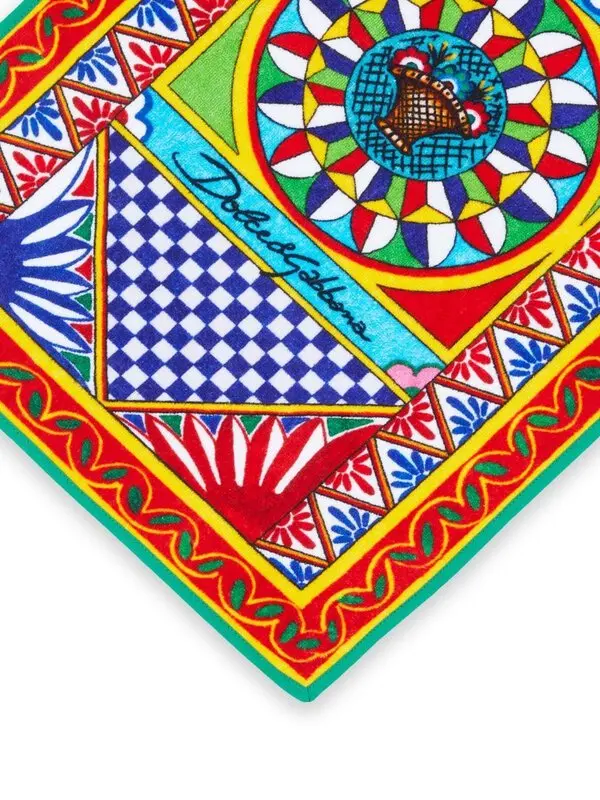 Dolce & Gabbana Carretto Siciliano Foulard-print Guest Towel
