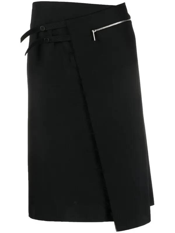 SAPIO Asymmetric Wrap Skirt