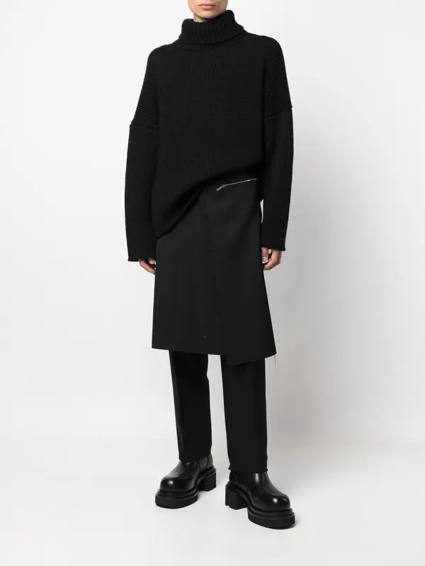 SAPIO Asymmetric Wrap Skirt