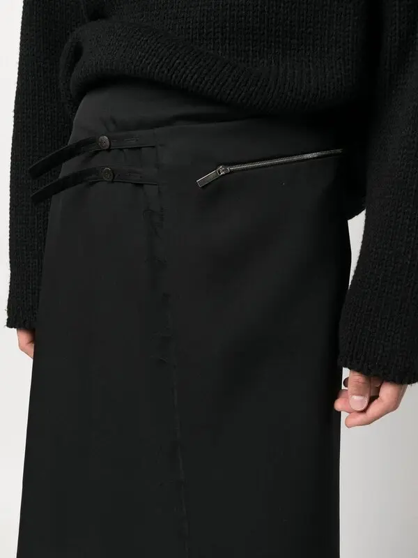 SAPIO Asymmetric Wrap Skirt