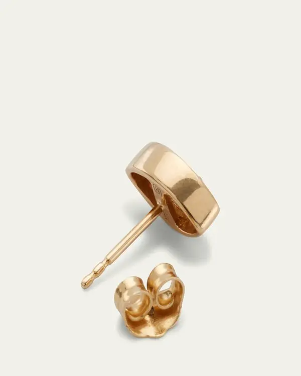 SYDNEY EVAN Yellow Diamond Evil Eye Stud Earring