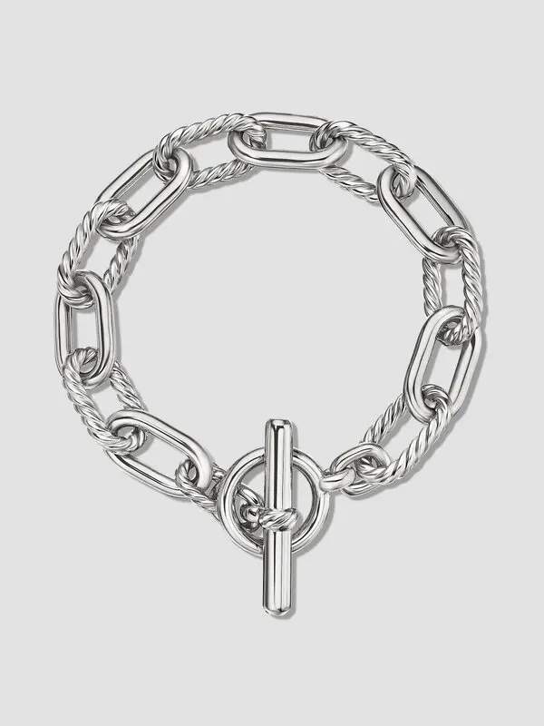 David Yurman Dy Madison Toggle Chain Bracelet In Sterling 11mm