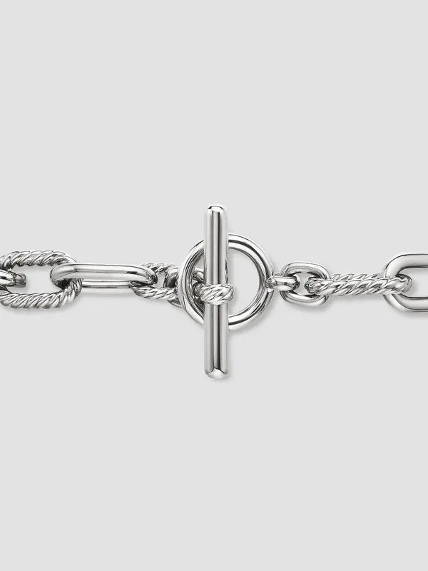David Yurman Dy Madison Toggle Chain Bracelet In Sterling 11mm