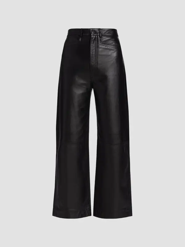 Proenza Schouler White Label Nappa Leather Wide-leg Culottes