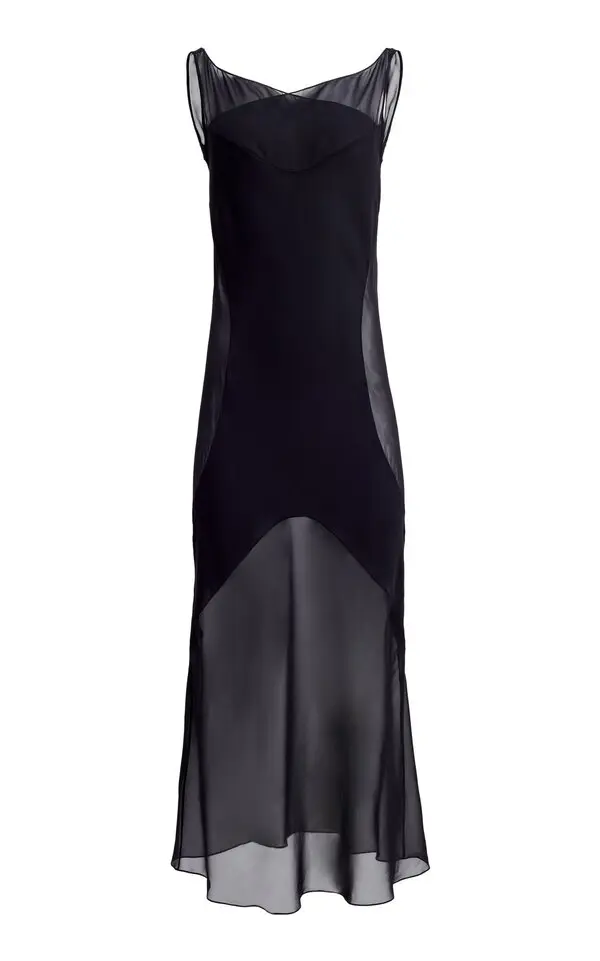 Khaite Aminah Silk Slip Dress