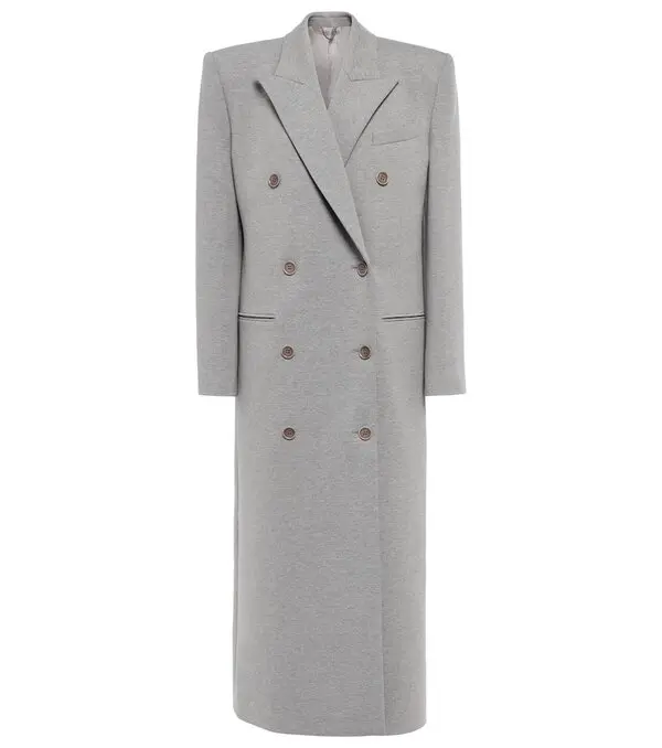 Magda Butrym Double-breasted Cotton-blend Coat