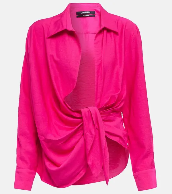 Jacquemus La Chemise Bahia Shirt - Pink