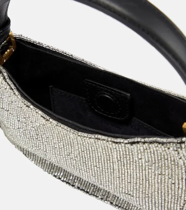 Magda Butrym Vesna Micro Embellished Leather Clutch