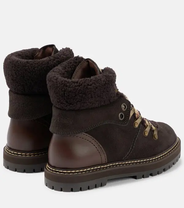 See By Chloé Eileen Suede Hiking Boots