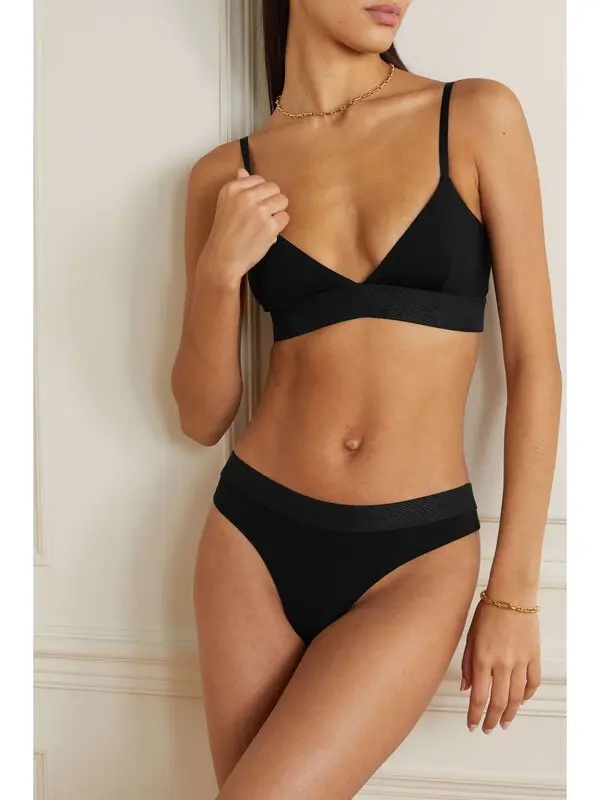 CDLP Net Sustain Set Of Three Tencel Lyocell-blend Thongs
