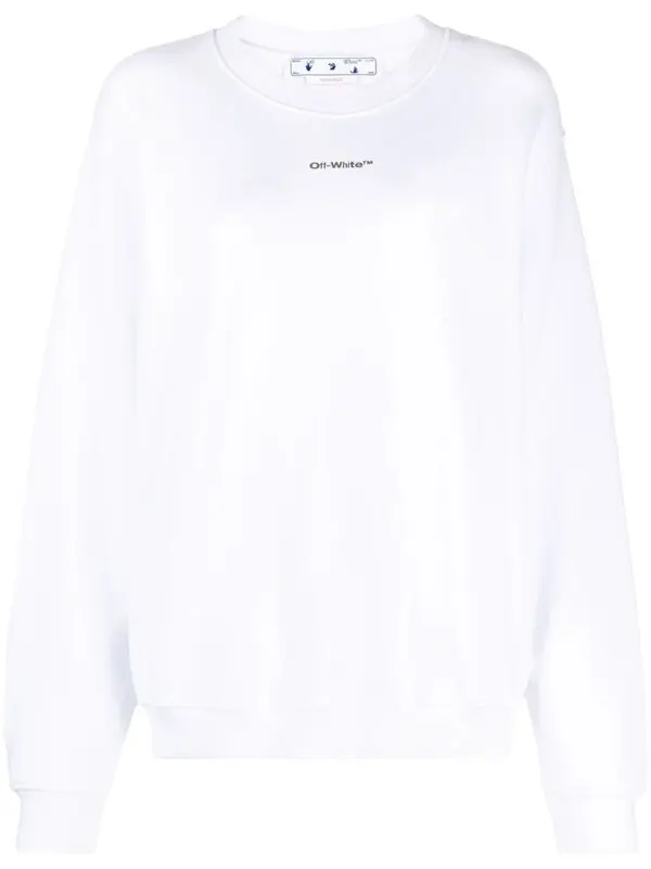 Off-White Arrow Relaxed Sweatshirt - White