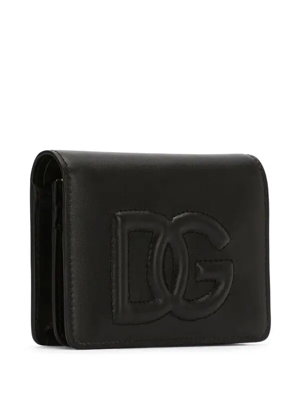 Dolce & Gabbana Dg-logo Embossed Leather Wallet