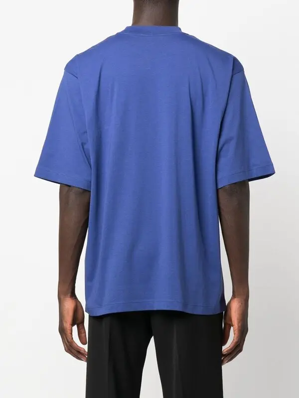 Marni Logo-print Short-sleeved T-shirt - Blue