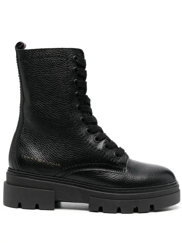 Tommy Hilfiger Leather Ankle Boots