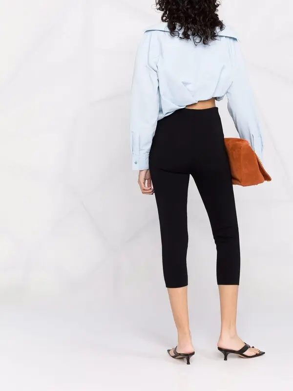 Nanushka Knitted Three-quarter Leggings