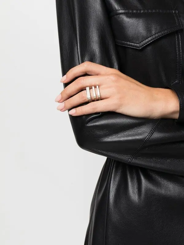 Zadig&Voltaire Brass Angular Ring