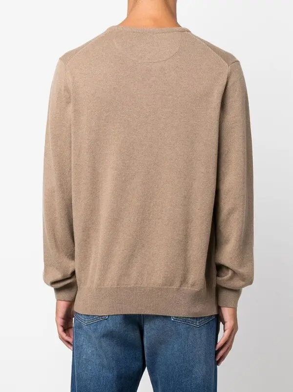 Polo Ralph Lauren Polo Pony-embroidered Wool Jumper - Brown