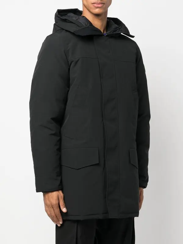 Canada Goose Langford Hooded Down Coat - Black