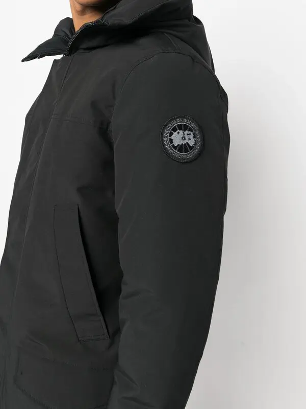 Canada Goose Langford Hooded Down Coat - Black