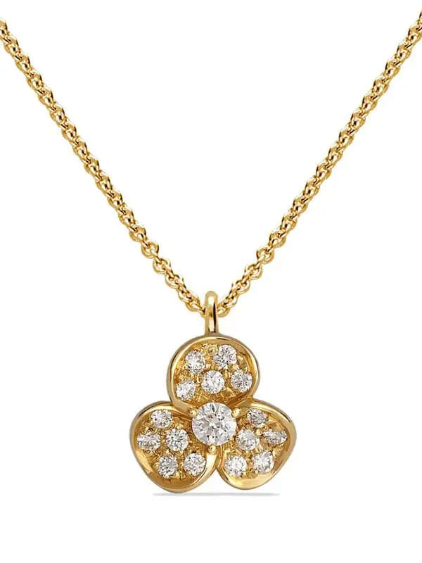 LEO PIZZO Candy Flora Diamond Pendant Necklace - Gold