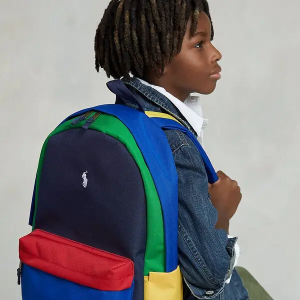 Ralph Lauren Big Pony Color-blocked Backpack