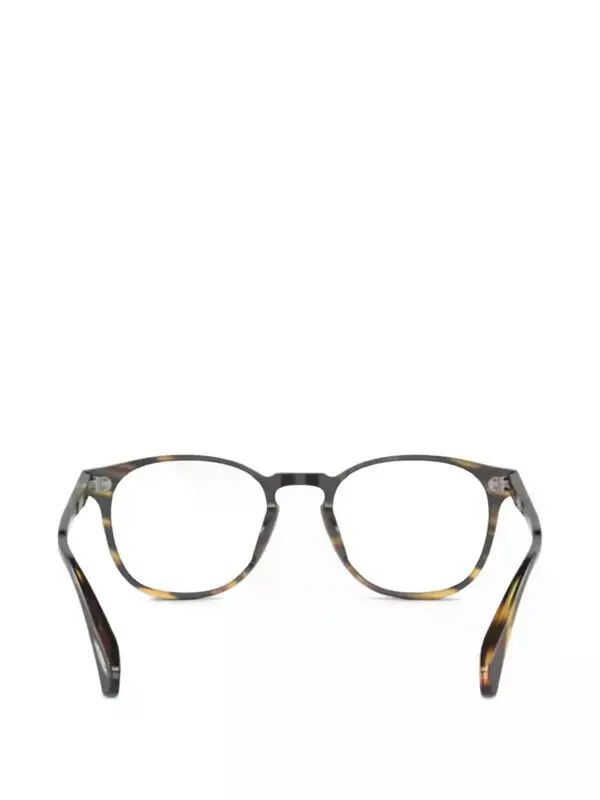 Oliver Spencer Finley Round-frame Eyeglasses - Brown