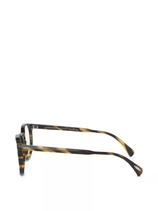 Oliver Spencer Finley Round-frame Eyeglasses - Brown