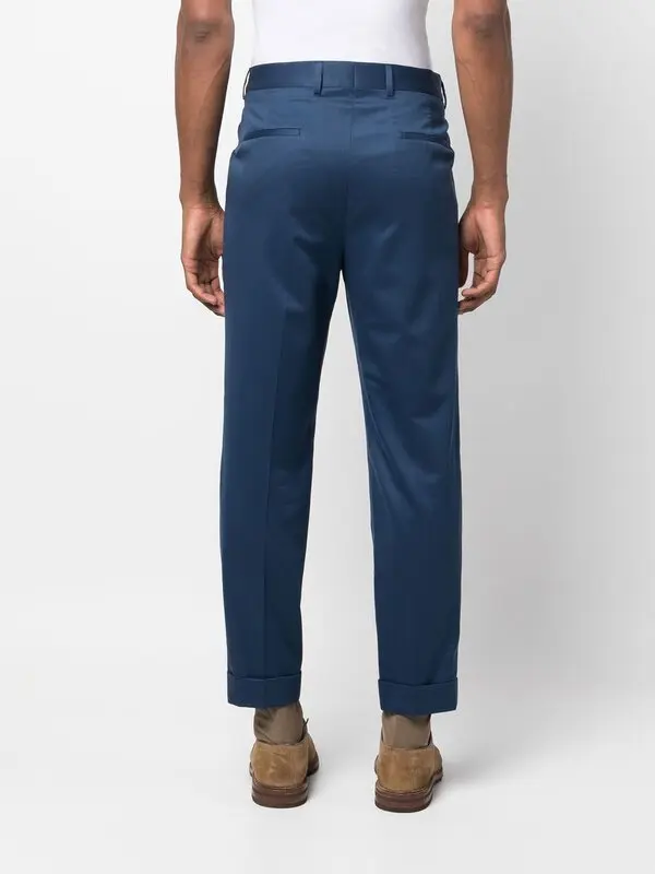 Brunello Cucinelli Pleated Cropped Trousers