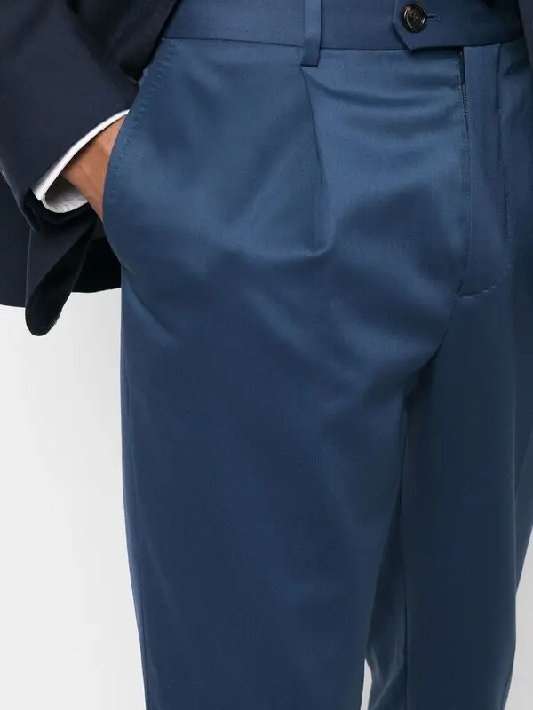 Brunello Cucinelli Pleated Cropped Trousers