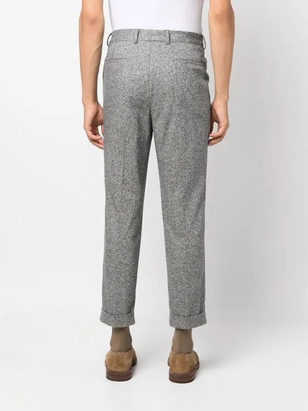 Brunello Cucinelli Wool Straight-leg Trousers
