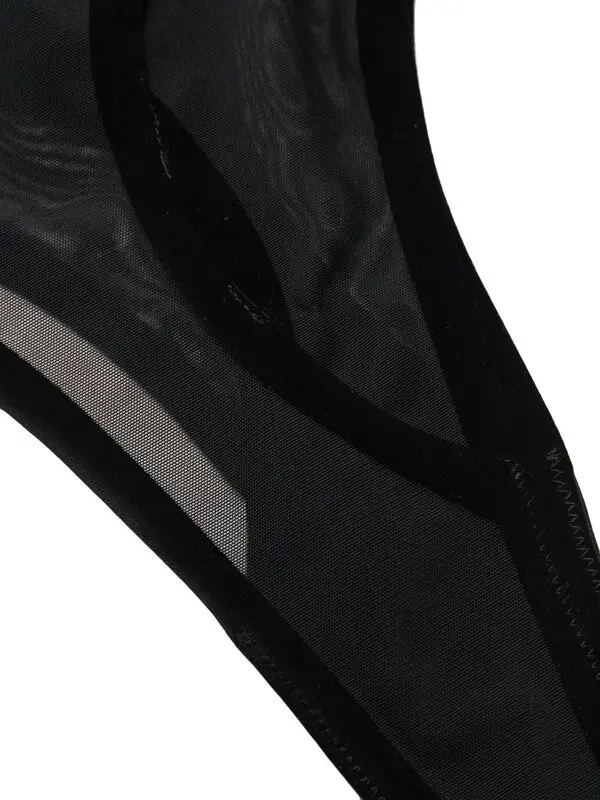 Wolford X Mugler Flock Shaping Thong