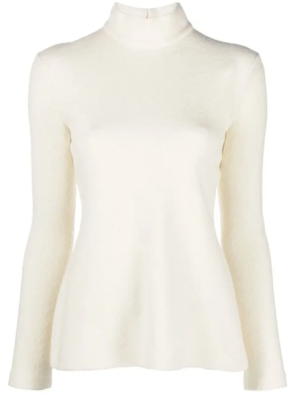 JIL SANDER High-neck Long-sleeve Sweater