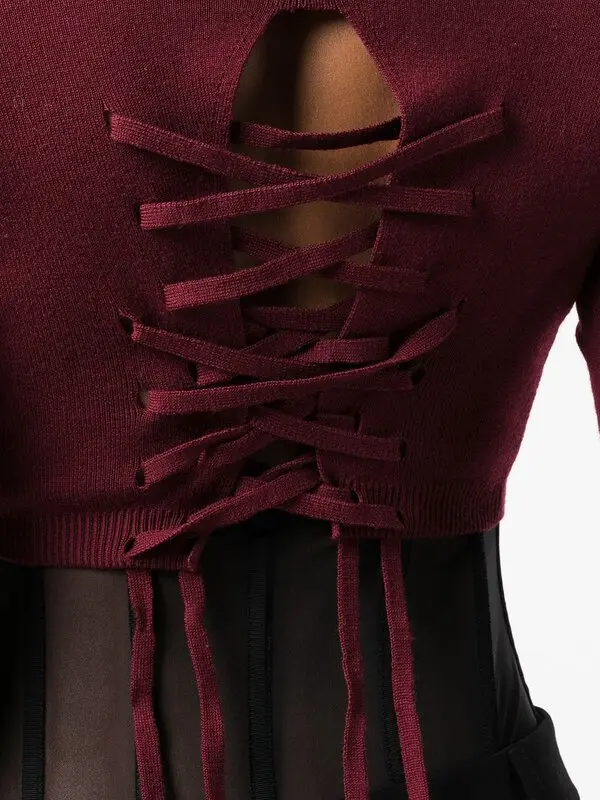 Monse Lace-up Detail Sweatshirt