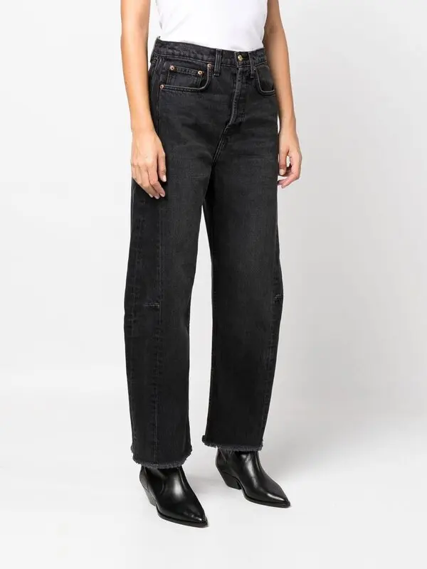 B Sides Lasso Wide-leg Jeans - Stil Black