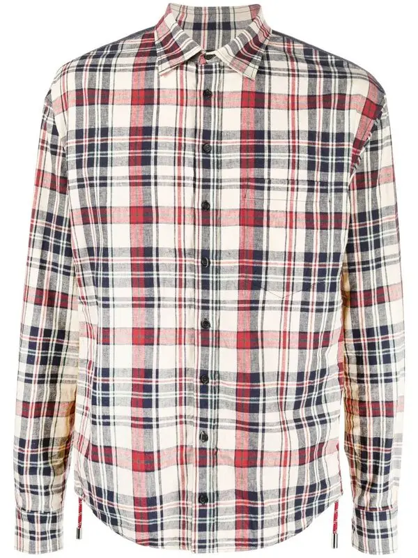 Dsquared2 Panelled Check-print Shirt