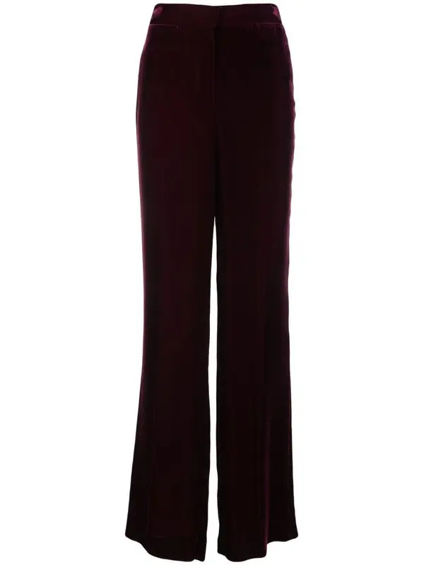 Stella McCartney Wide-leg Velvet Trousers