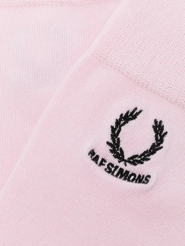 RAF SIMONS X FRED PERRY Embroidered Logo Socks