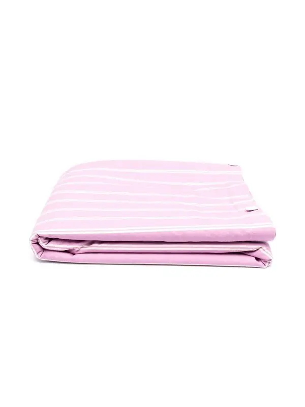 TEKLA Pinstripe Duvet Cover - Pink