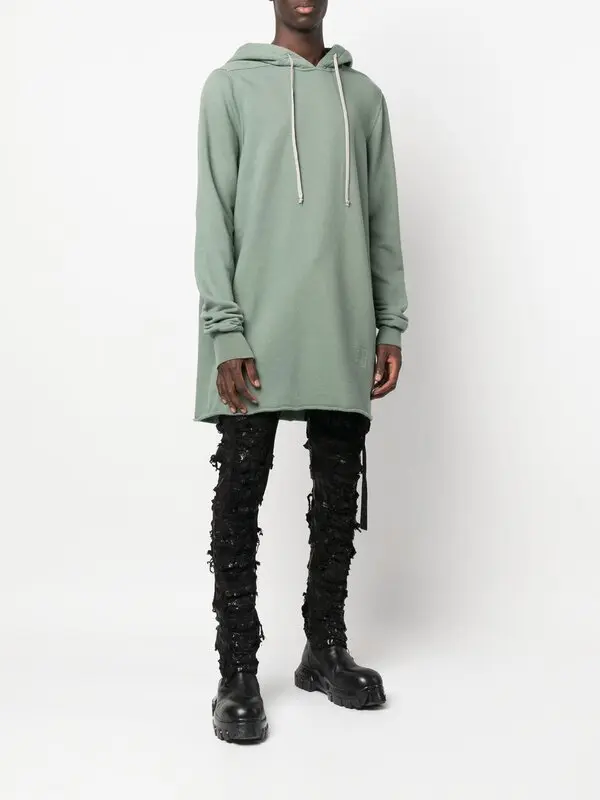 Rick Owens Long-sleeve Hoodie - Green
