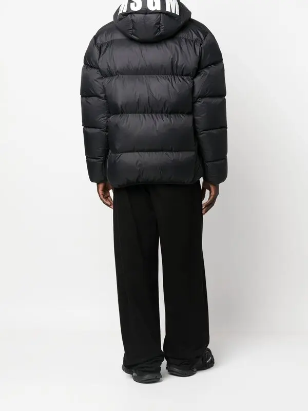 MSGM Logo-print Padded Coat