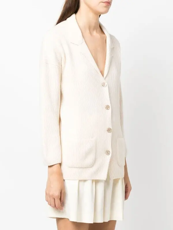 CORTE DI KEL Ribbed Knit Cardigan