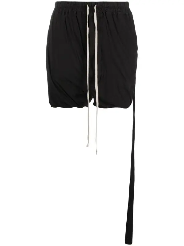 Rick Owens Drawstring-waist Track Shorts - Black