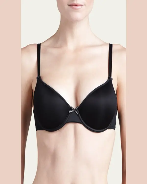Chantelle Basic Invisible Memory Foam T-shirt Bra - Black